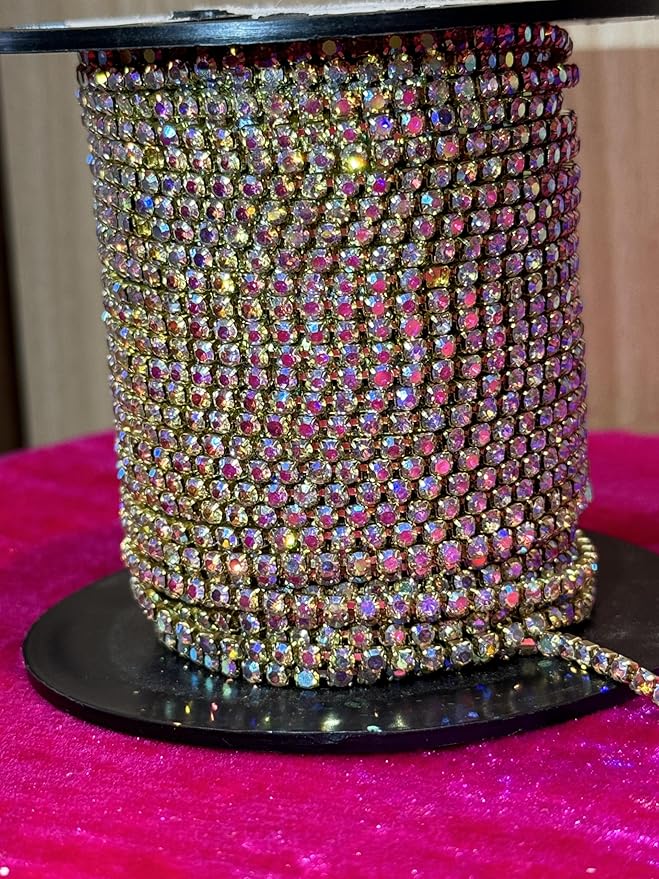 Multi Rainbow Diamond Stone Chain-18pp – Eshwarshop