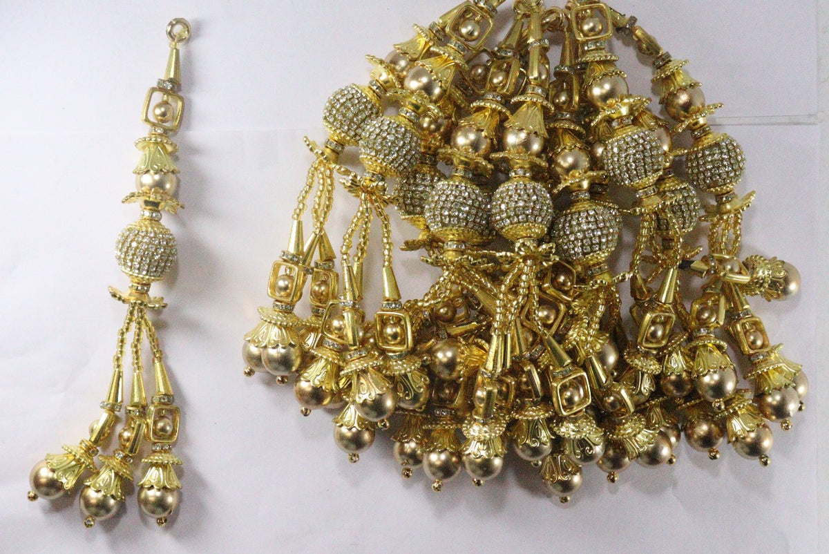 Fancy Golden Latkan or Tassel L1 – Eshwarshop