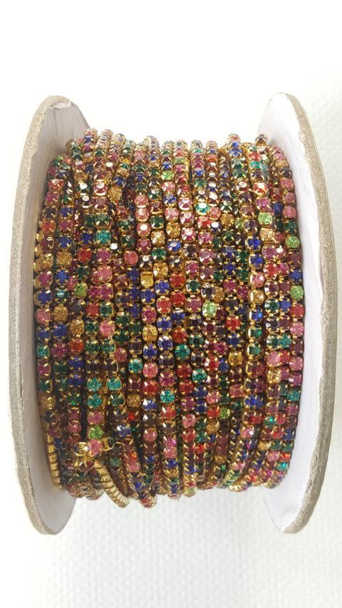 BIG Multi Coloured Stone Chain - 2Meters – Eshwarshop