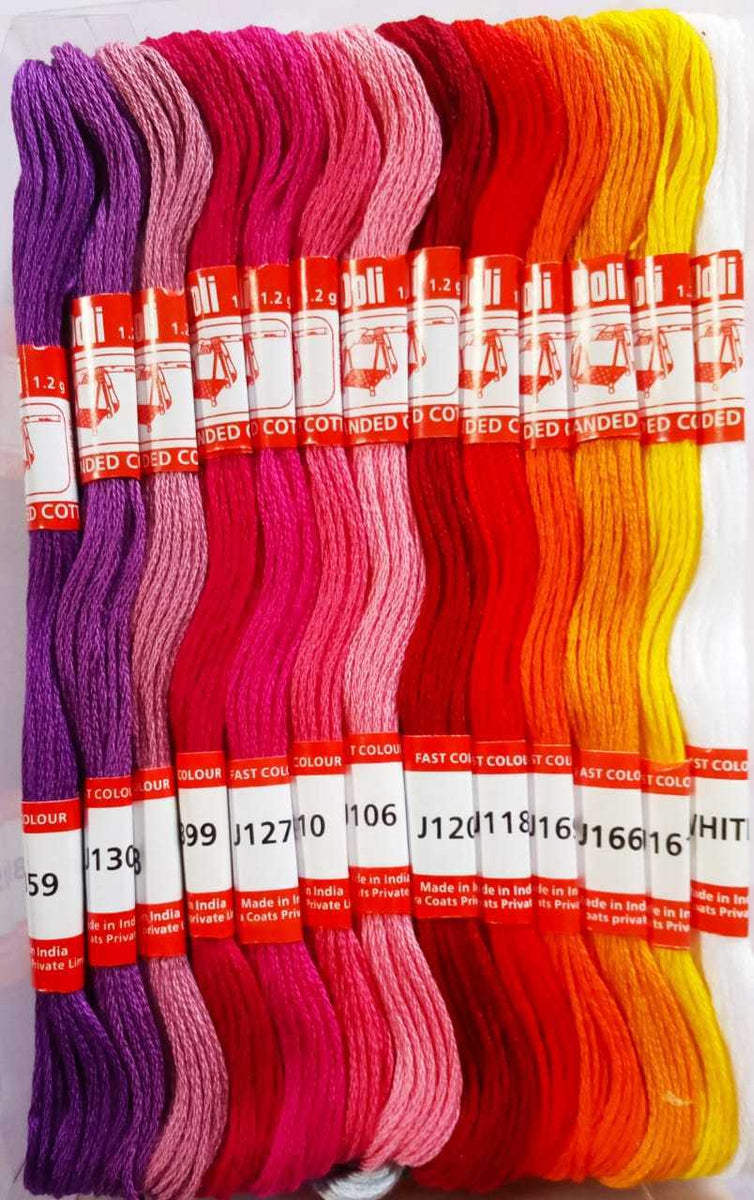 Embroidery Thread/Doli Box -50 skeins – Eshwarshop
