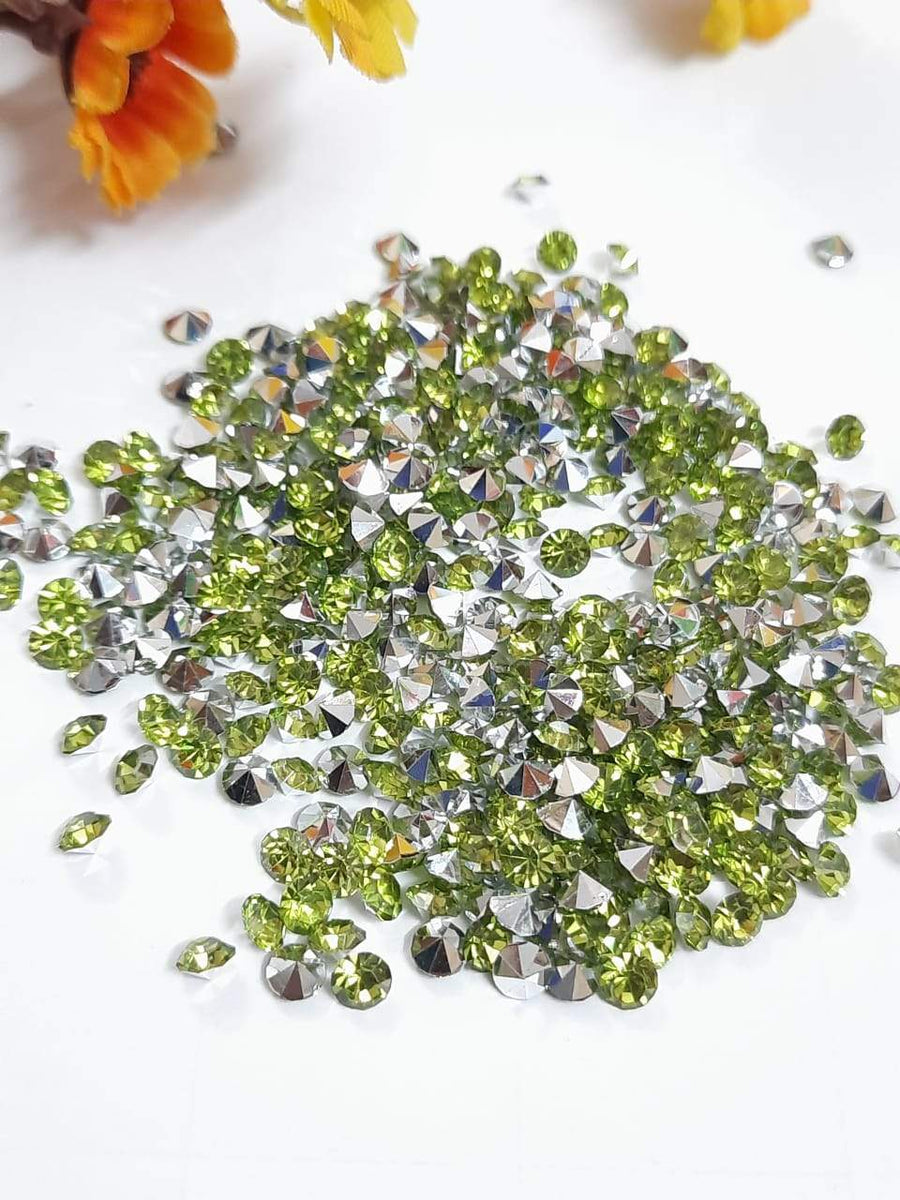 Jarkan Diamond Stone-Green (Large) – Eshwarshop