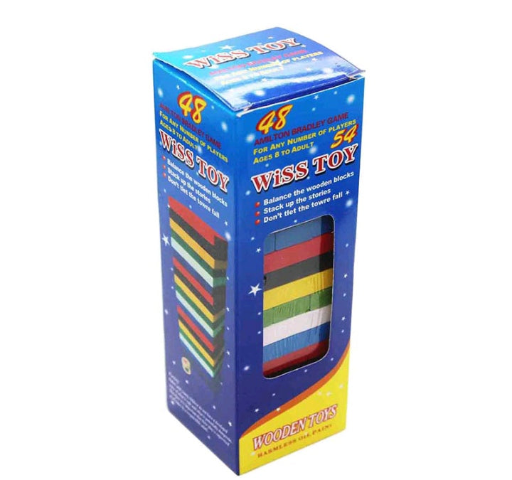 Mini Jenga Blocks Timber Tower Tumbling Game for Kids and Adults, Jenga ...