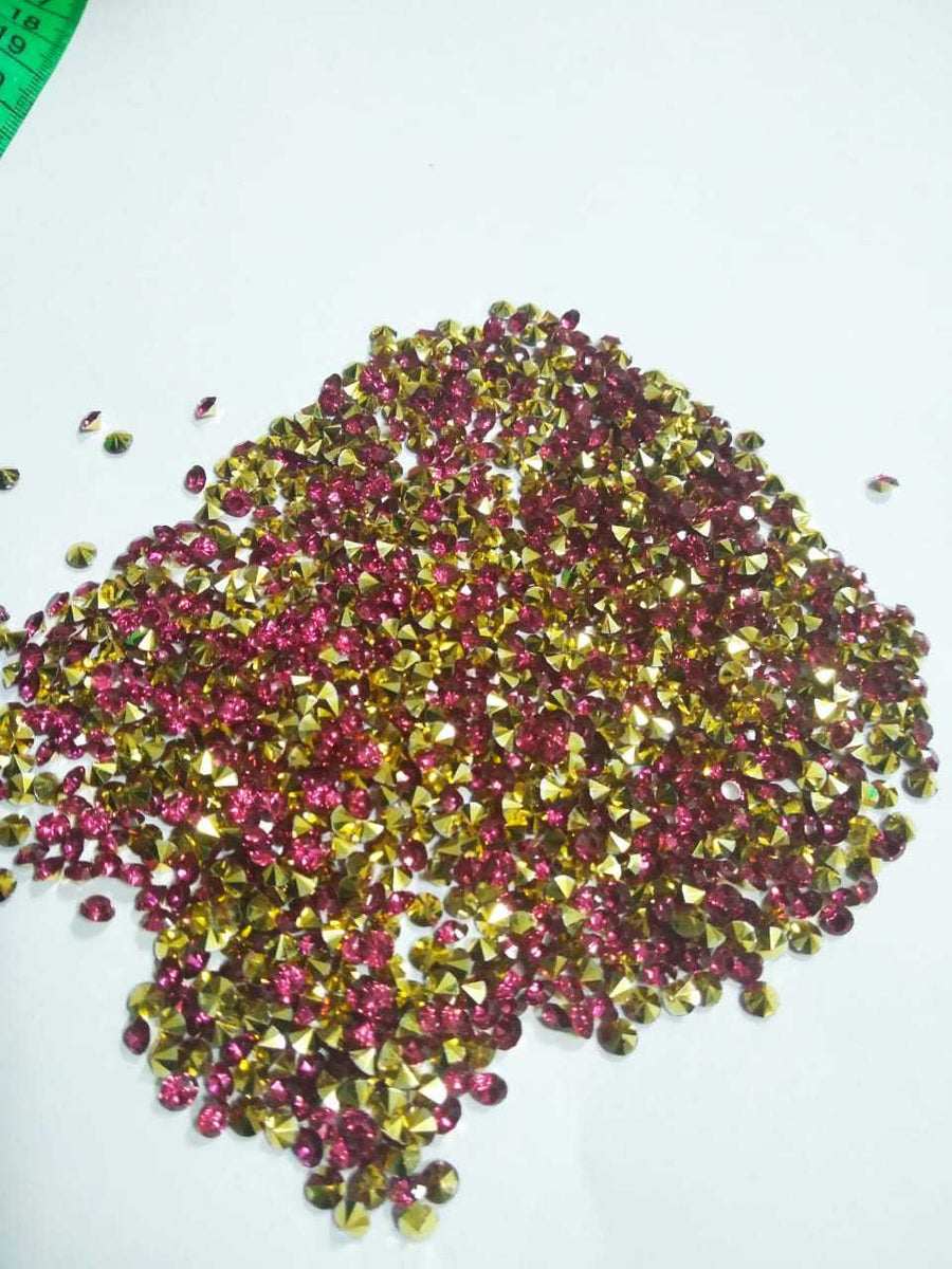 Jarkan Diamond Stone- Rani Pink – Eshwarshop