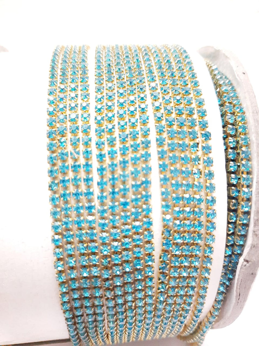 Light Blue Stone Chain - Big - 2Meters – Eshwarshop